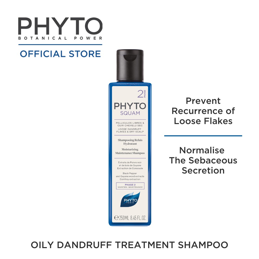 Phyto Phytosquam Purifying Shampoo 250ml for Dandruff and Oily Scalp ...