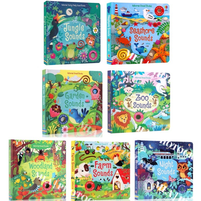 Usborne Sound Book - Jungle sounds, zoo, seashores, garden, farm ...