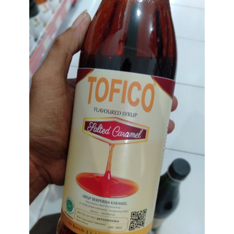 Tofico Salted Caramel Syrup | Shopee Singapore
