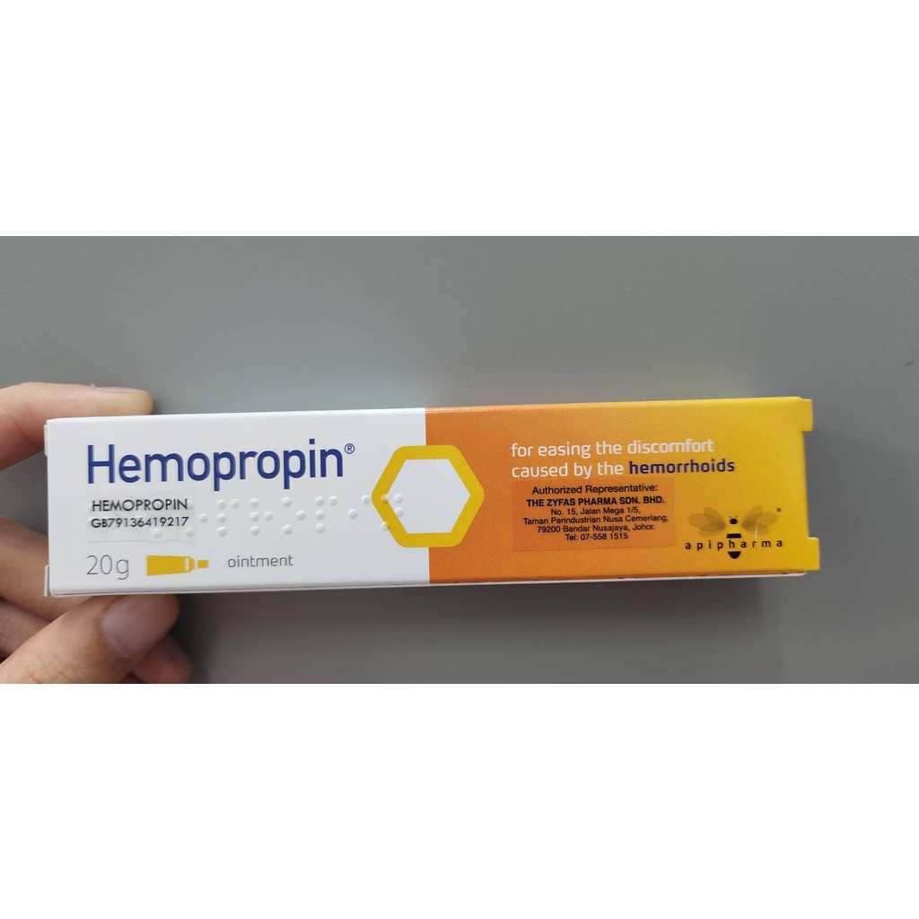 HEMOPROPIN OINTMENT 20G | Shopee Singapore