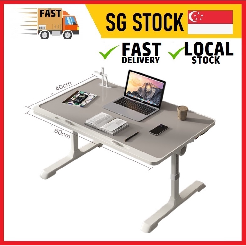 foldable laptop table study desk adjustable mini small table | Shopee ...