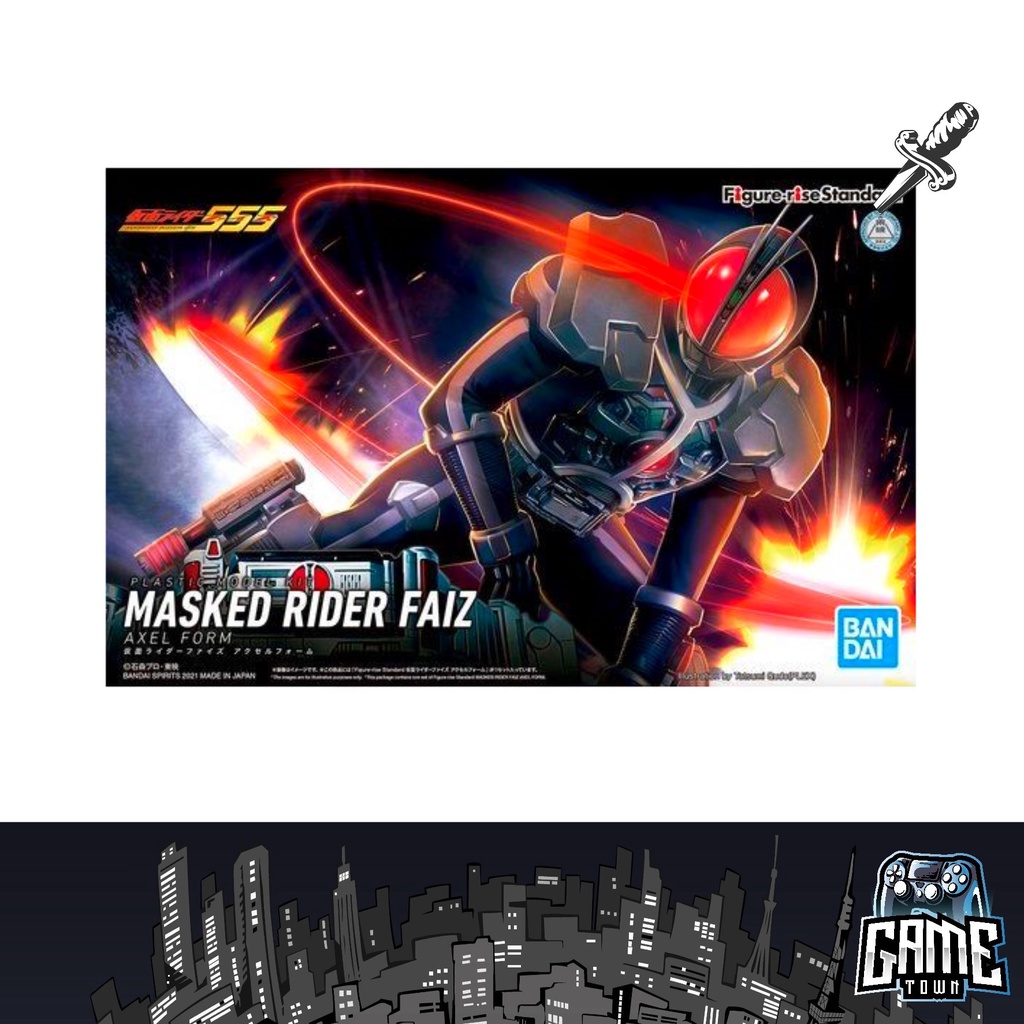 Premium Bandai FRS Figure-rise Standard Kamen Rider Faiz Axel Form ...