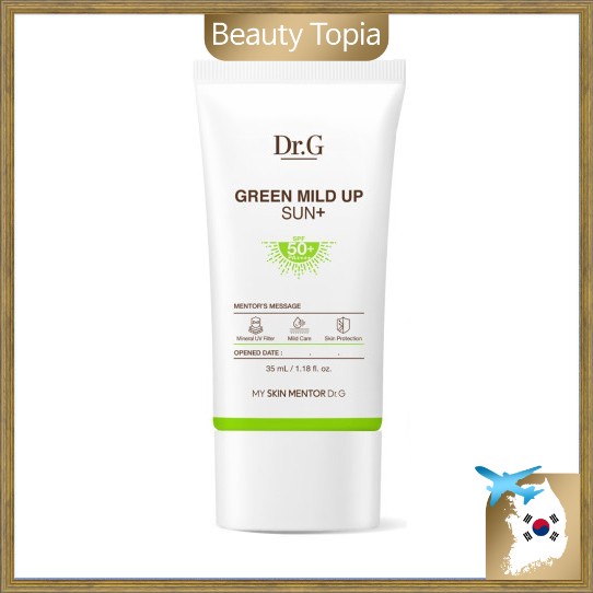 Dr.G Green Mild Up Sun+ SPF 50 + PA ++++ 50ml Physical sunscreen tone ...