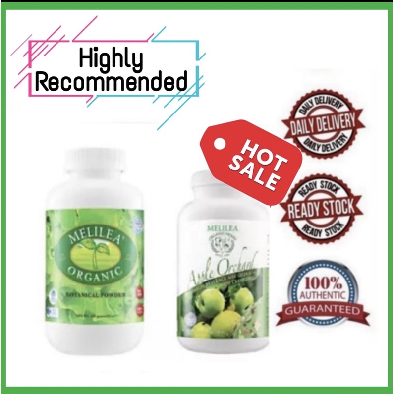 melilea organic powder + apple orchard+free shaker | Shopee Singapore