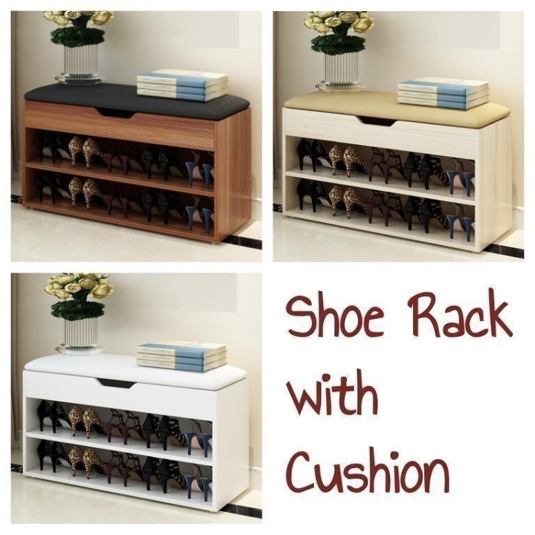 Shoe Rack with Cushion | Shopee Singapore