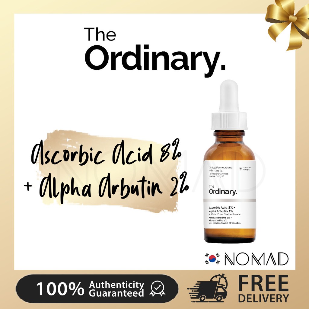 [THE ORDINARY] Ascorbic Acid 8% + Alpha Arbutin 2% 30ml | Shopee Singapore