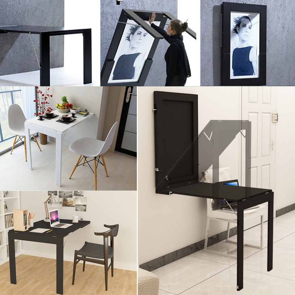 NEW Wall Frame Table / Wall Mount Table Desk | Shopee Singapore