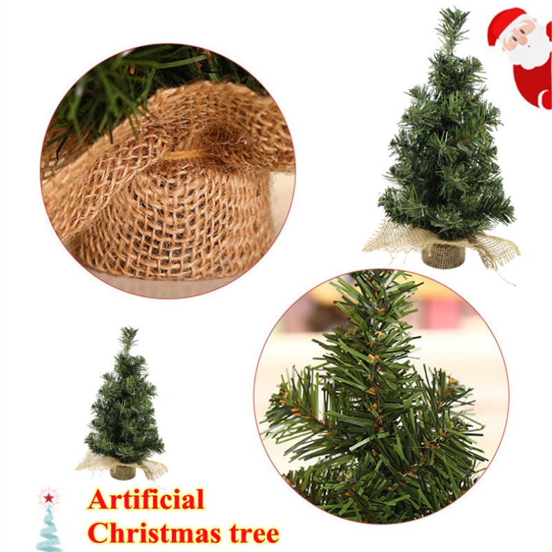 20/30 CM Miniature Christmas Tree Small Artificial Pine Tree for ...