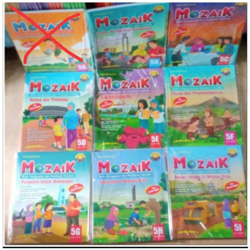 Thematic Mosaic Package For Elementary School Class 5B 5C 5D 5E 5F 5G ...