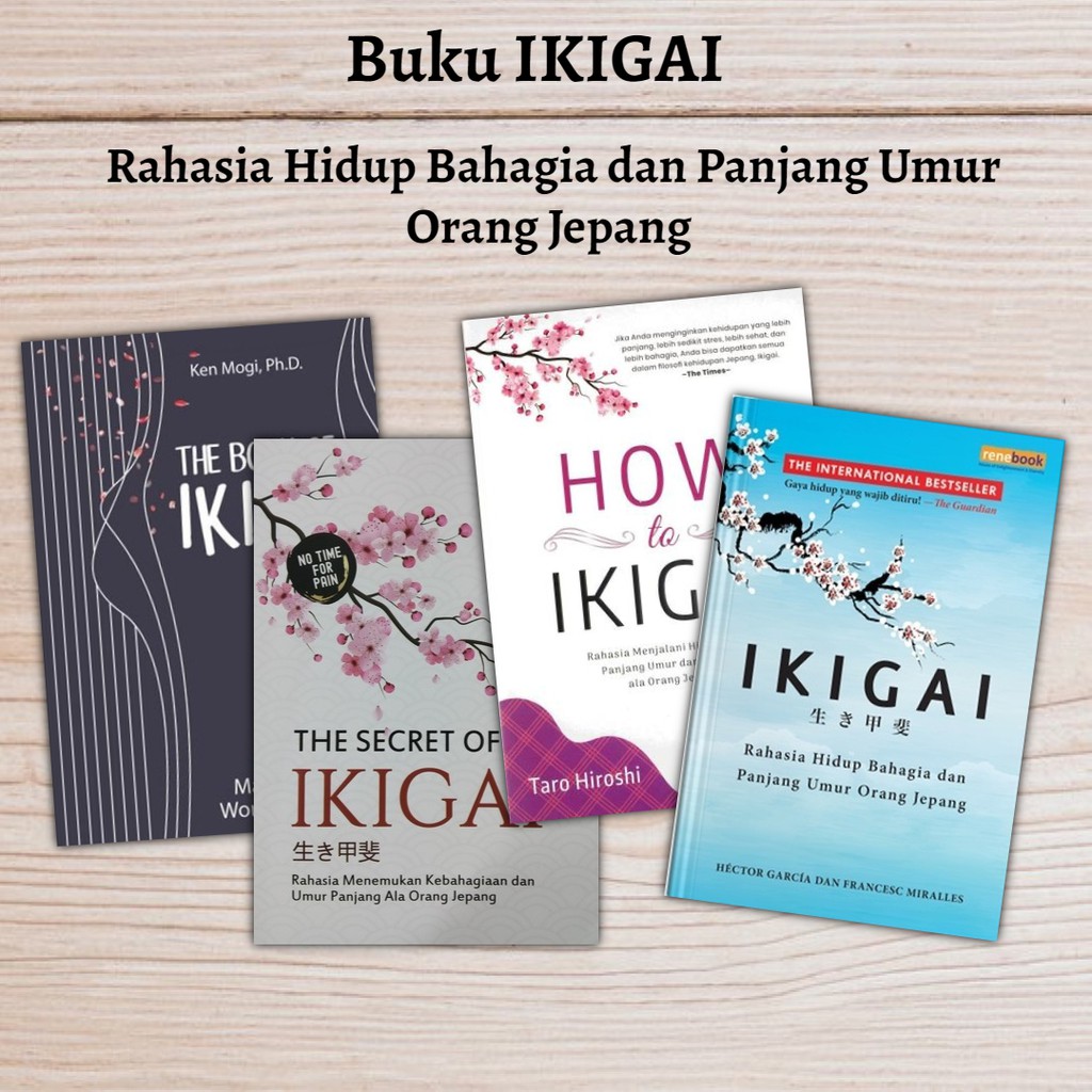 Ikigai Book: The Book Of Ikigai How To Ikigai | Shopee Singapore