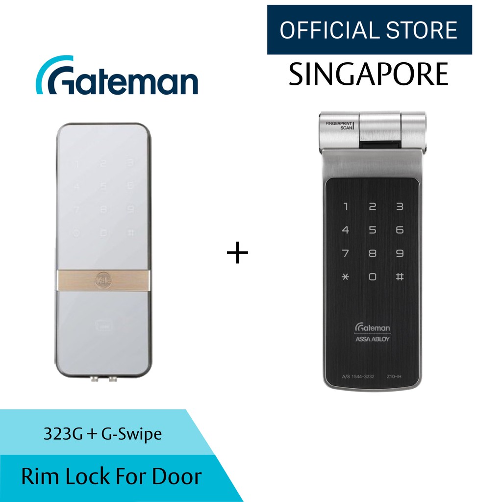 Gateman G-Swipe + 323G Digital Door Lock (1 Year Local Manufacturer ...