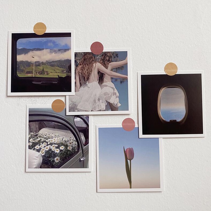 INS Wall Decoration Cards Set 5 Sheets Art Photography Props ...