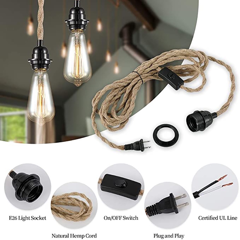 Hanging Pendant Light Cord Kit | Shelly Lighting