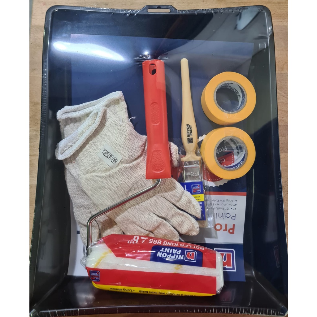 Nippon Paint Pro Painting Kit Paint Tray Set with 6 Inch roller ...