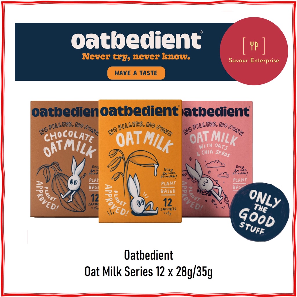 Oatbedient Oat Milk Beverage Assorted Flavours | Shopee Singapore
