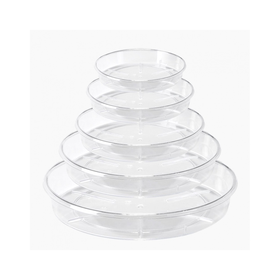 Acrylic Transparent Saucer Plate For Flower Pots | Shopee Singapore