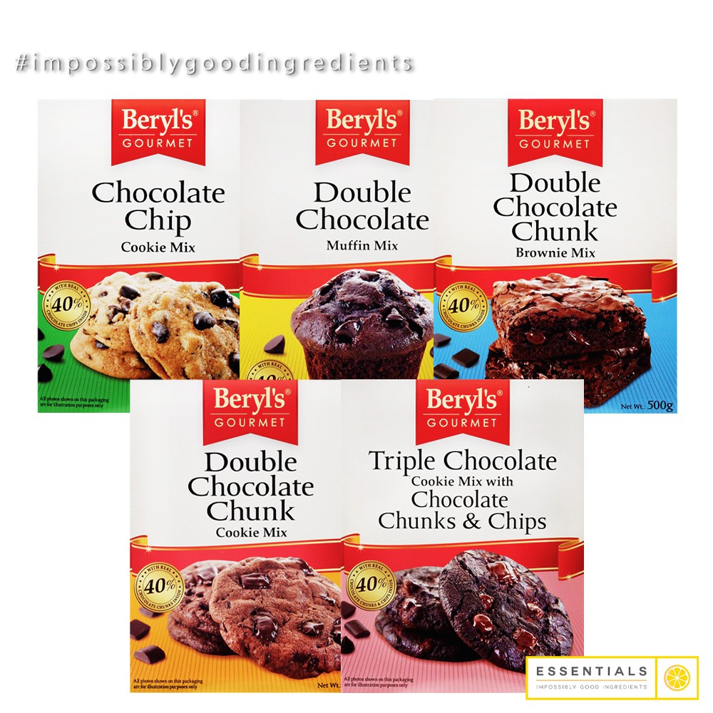 [NEW] Beryl's Gourmet Cookie, Muffin & Brownie Mix (500g) | Shopee ...