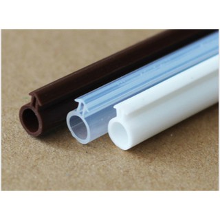 10m Silicon Rubber Door Window Seals Draft Stopper Hollow Bulb Barb ...
