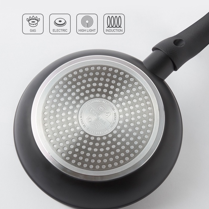 LocknLock Handy IH WOK 24CM (CAW2410) | Shopee Singapore