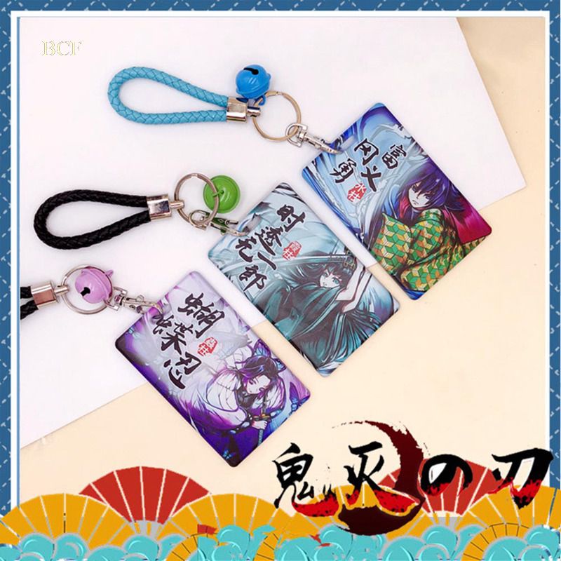 Demon Slayer Muichiro Tokito Card Holder Keychain | Shopee Singapore