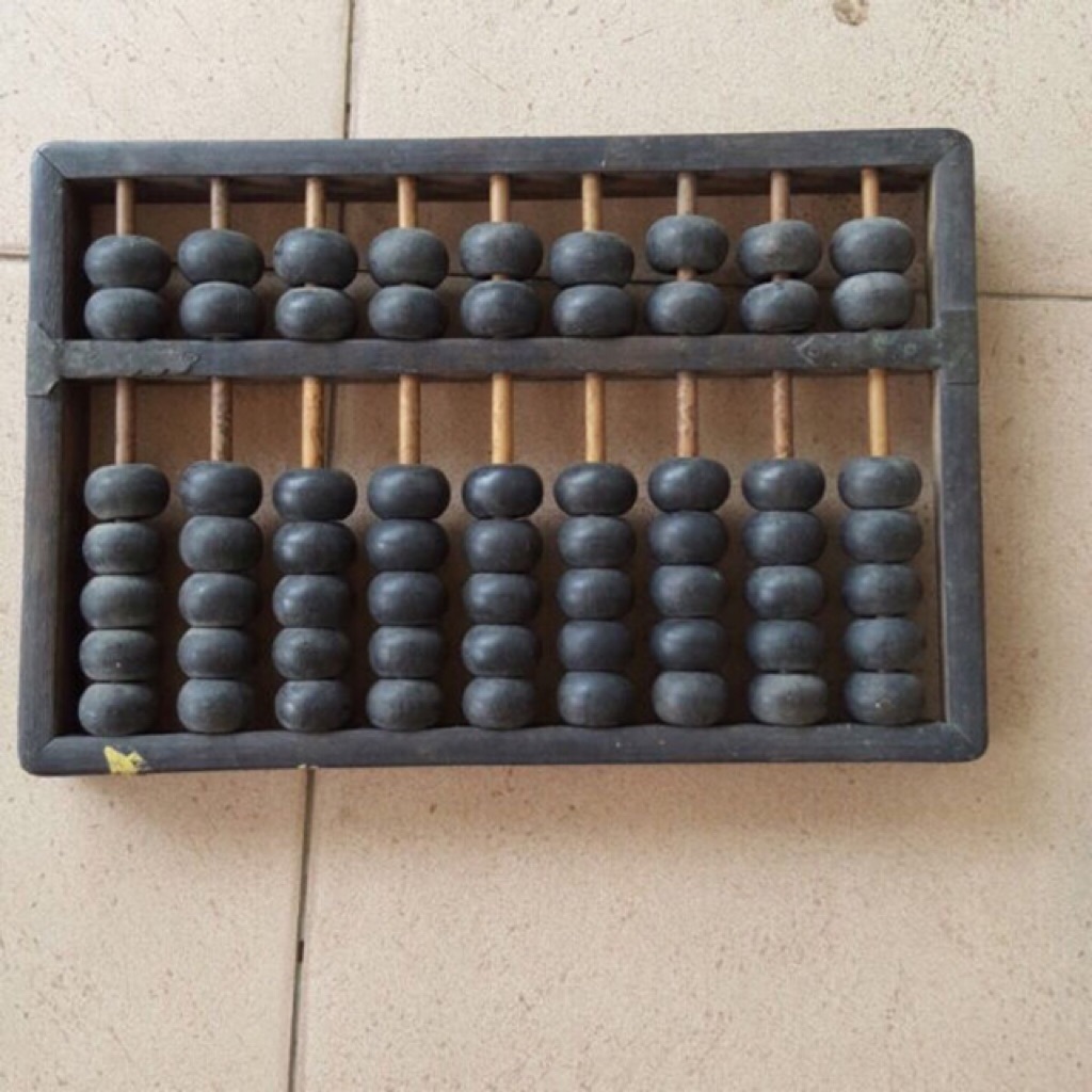 Vintage Ancient Wooden Black Abacus (Small) | Shopee Singapore