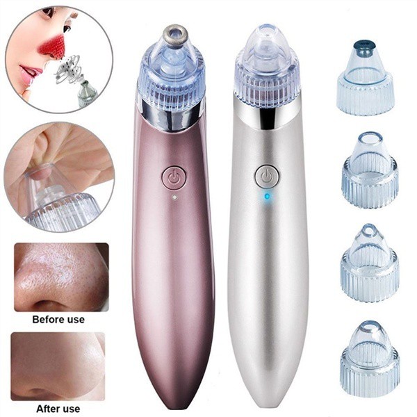 Electric Blackhead Machine Facial Pores Cleaner Acne Remover Cleansing ...