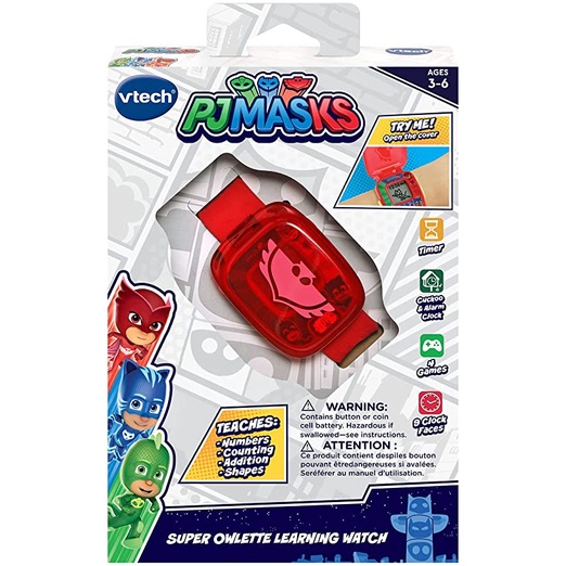 VTech PJ Masks Super Catboy / Owlette / Gecko Learning Watch | Shopee ...