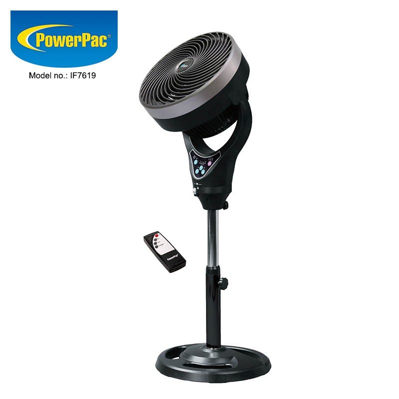 iFan -PowerPac Stand Fan 10 Inch Air Circulator with Remote Control ...