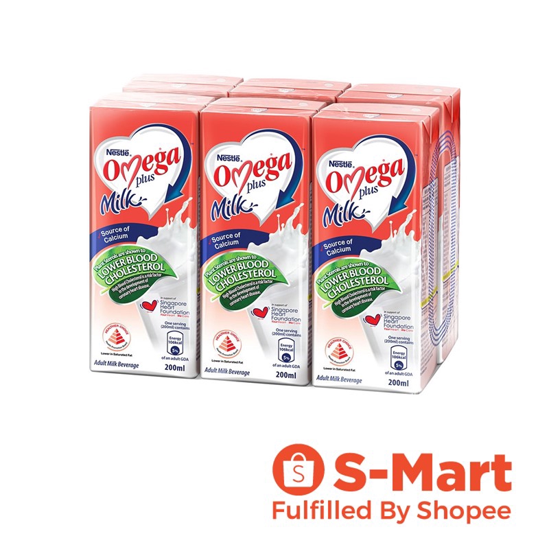 Nestle Omega Plus 6 x 200 ml | Shopee Singapore