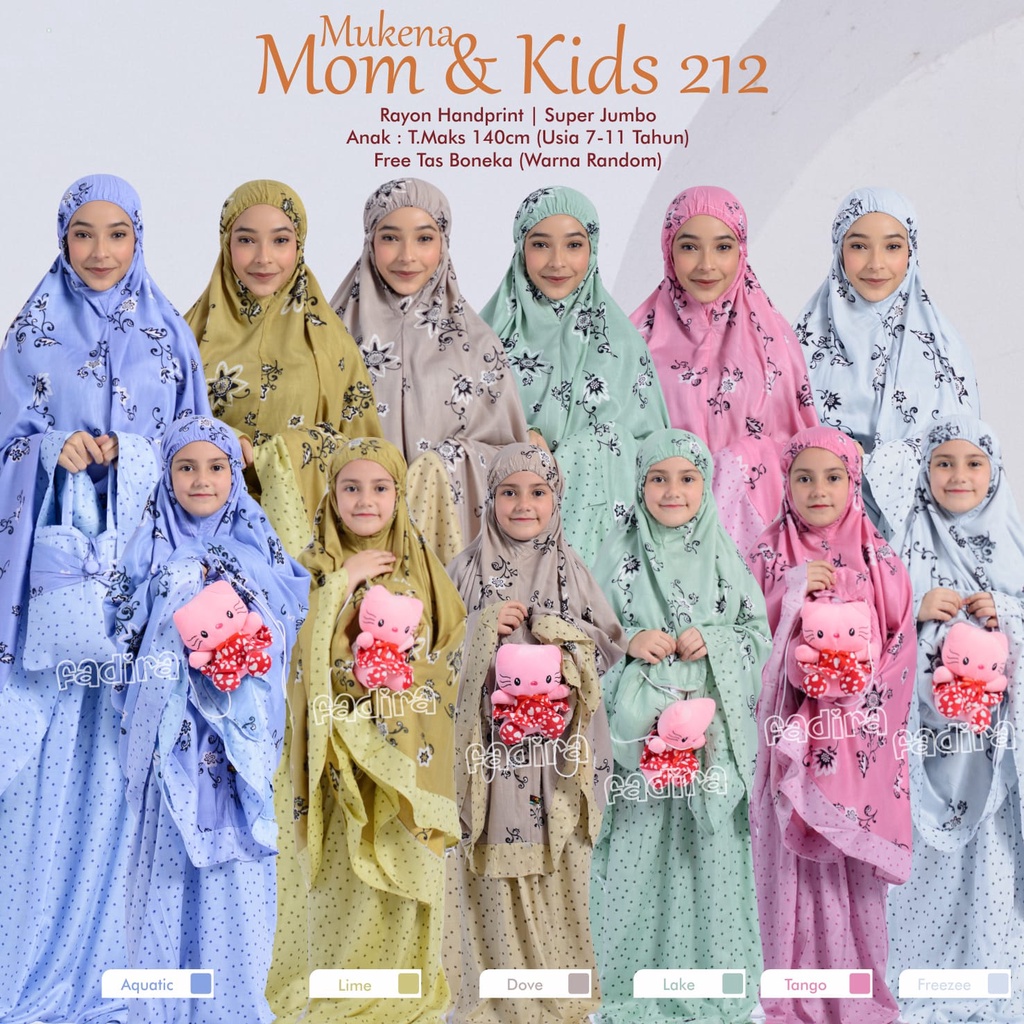 Mom n Kids 212 / Mom n Kids/Telekung Couple by Fadira | Shopee Singapore