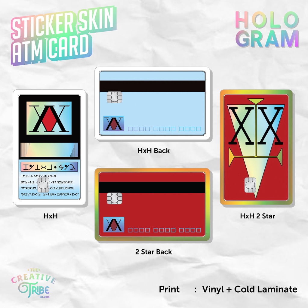 Hunter License - Sticker Skin Card HOLOGRAM - Vinyl ATM Debit Credit ...