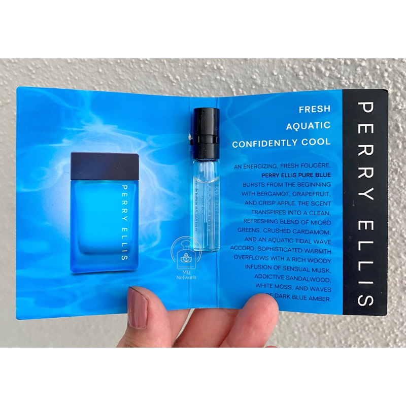 Sample/Vials Perry Ellis Pure Blue EDT (1.5ml) | Shopee Singapore
