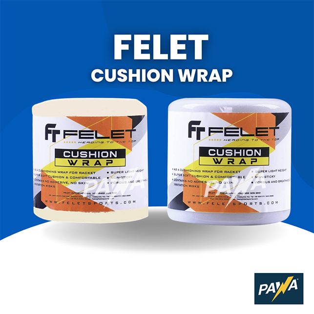 FELET Badminton Cushion Wrap (For Thickening Grip / Reduce Vibration ...
