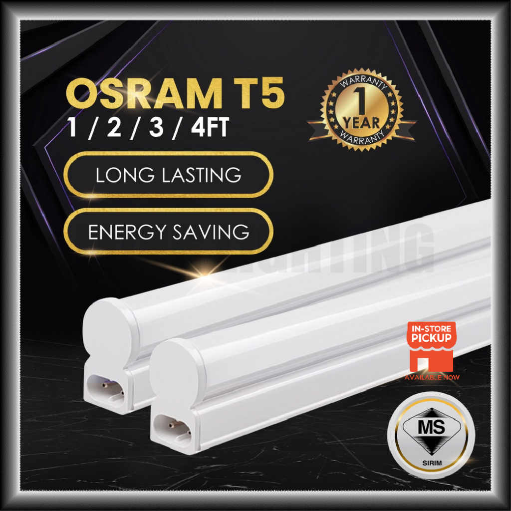 [SIRIM] Osram High Grade LED T5 Tube Light Ceiling Wall Decoration ...