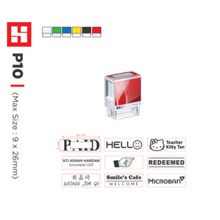 SAME DAY POS * Rubber Stamp * COLOP Printer Line | Round Stamp Self ...