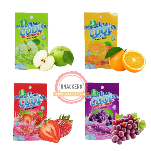 30 Pcs Cool Drink Powder Candy Grape Apple Strawberry Orange Flavour ...