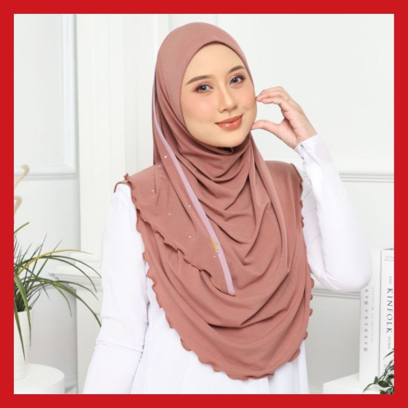 Tudung Sarung Rahayu Korean Moscrepe Plain Instant Scaft Tudung Souk ...