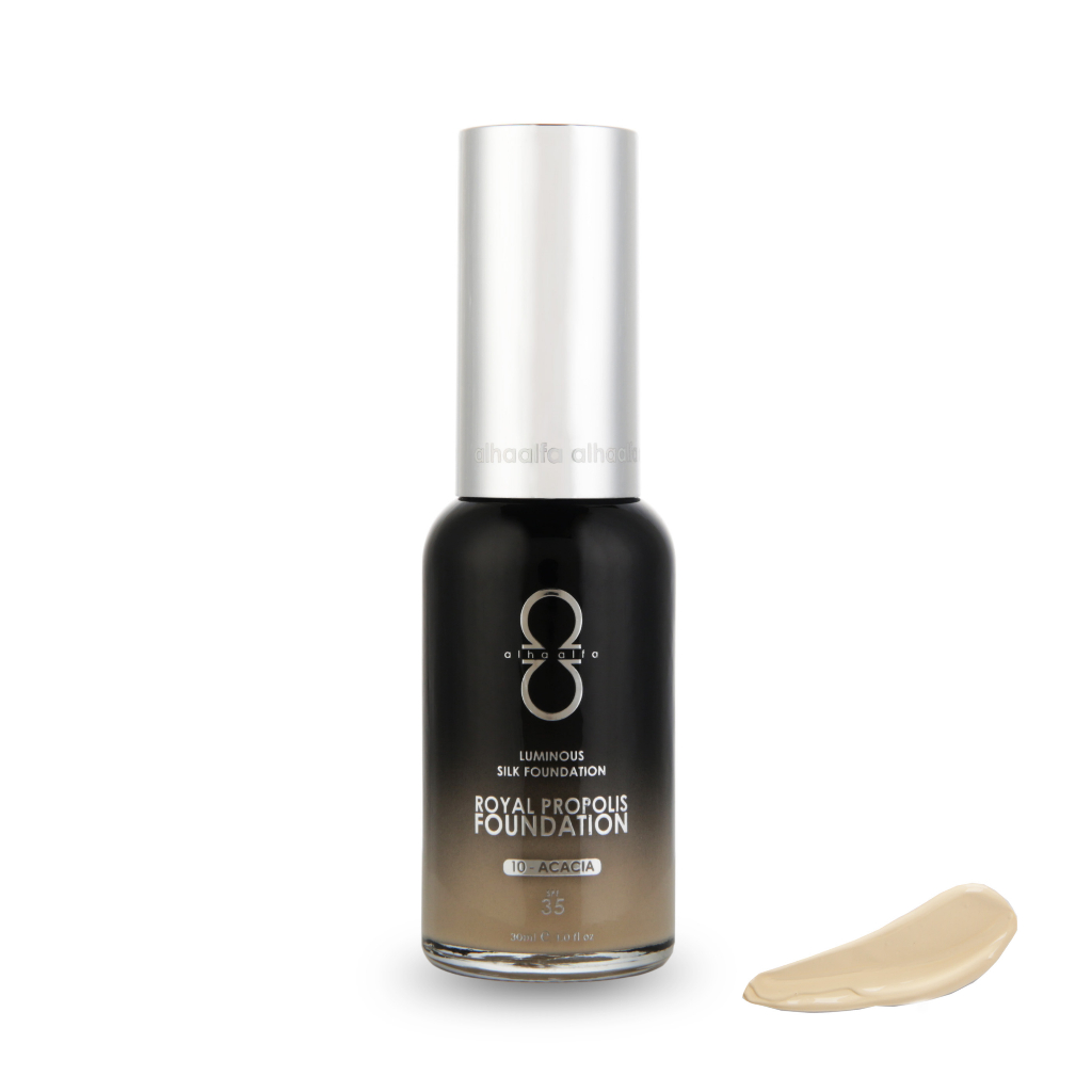 ALHA ALFA FOUNDATION Be You Matte & Glow Royal Propolis 30ml With QR ...