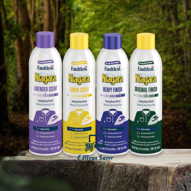 Faultless Niagara Ironing Aid Spray Starch 567g (20oz) | Shopee Singapore