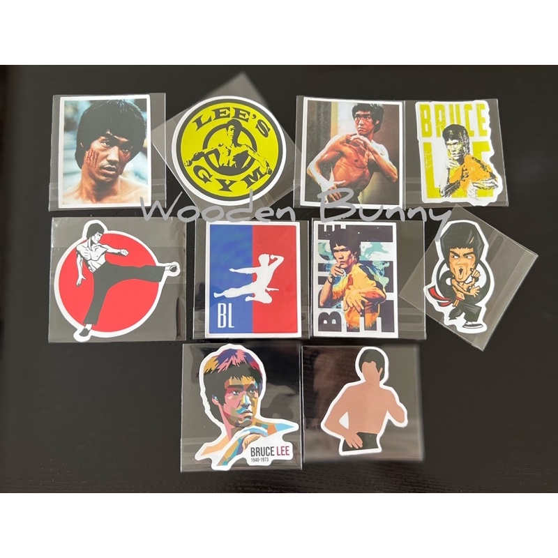 Bruce Lee stickers (set of 10pcs) | Shopee Singapore