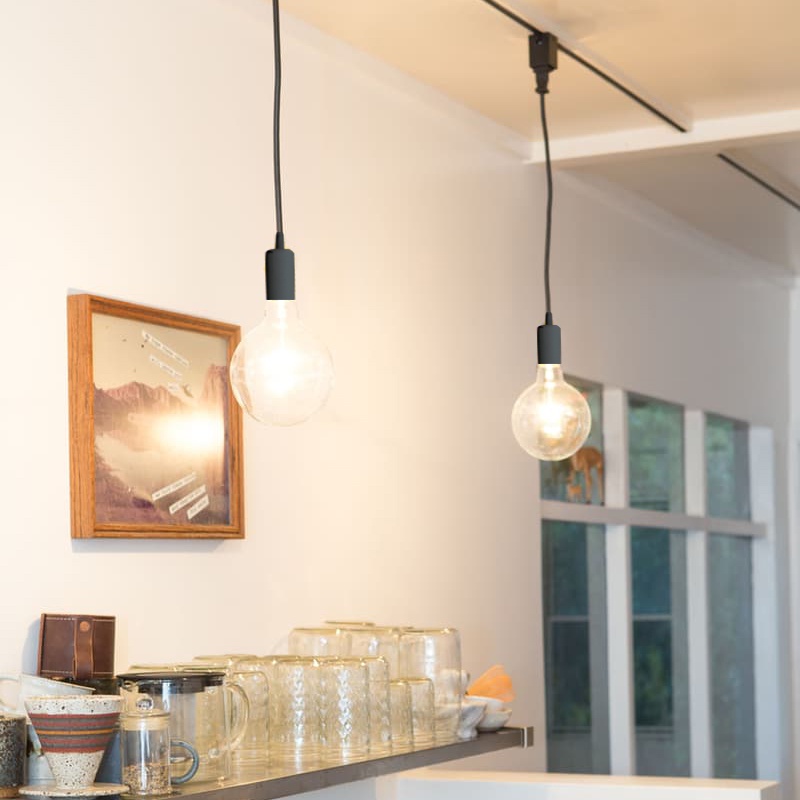 Track Lighting Loft minimalist Style E27 Lamp Holder LED Track Light ...