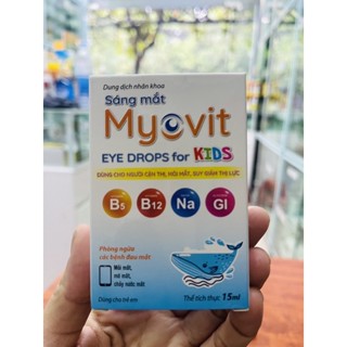 Myovit kids Eye Drops For Myopia Children, Eye Fatigue, Vision ...