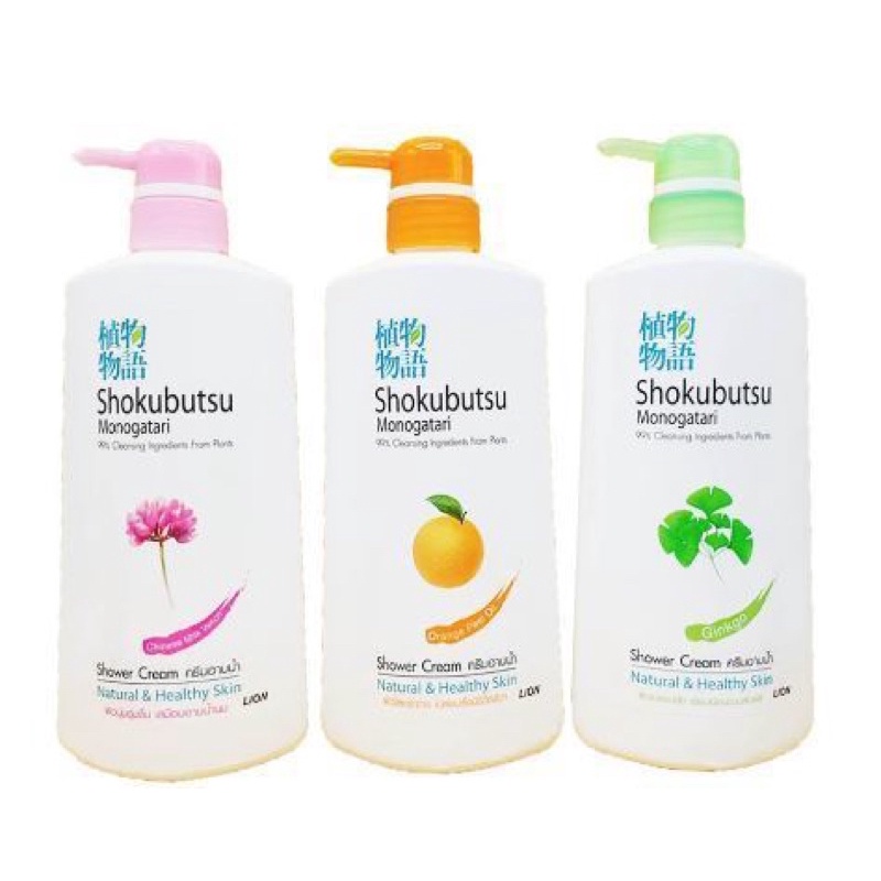 Shokubutsu Monogatari Shower Cream Body Wash 500ml - 99% Cleansing ...