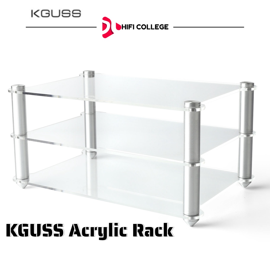 KGUSS acrylic frame HIFI amplifier amp decoder frame rack transparent ...