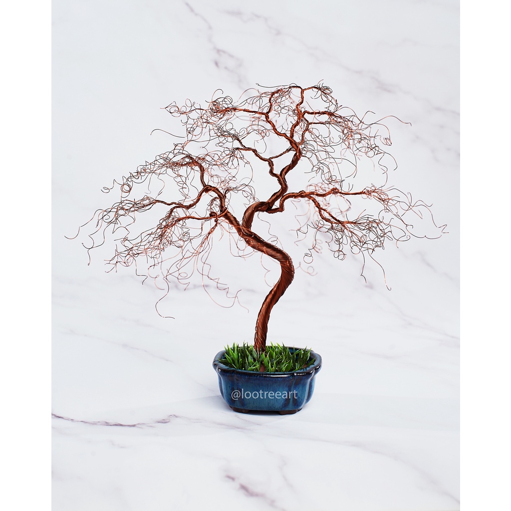 Bonsai Wire Tree Sculpture (Bronze tree) | Shopee Singapore