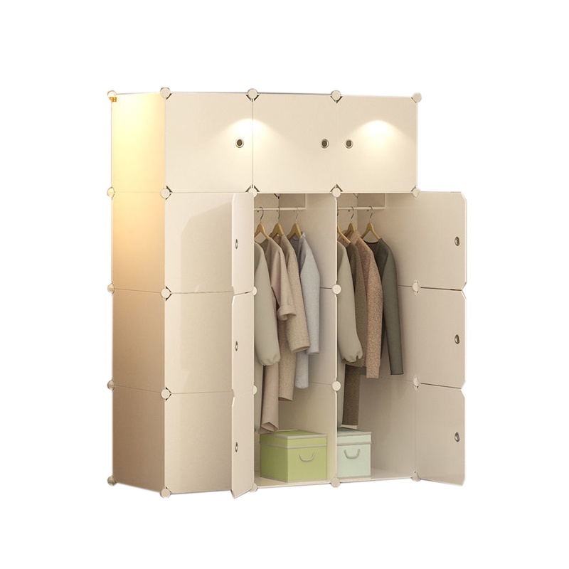 YOULITE DIY Wardrobe Dormitory Modern Simple Wardrobe Rental Room ...