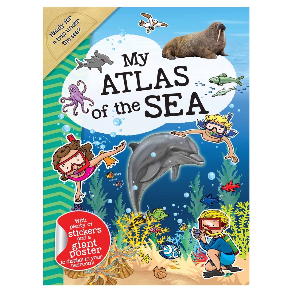 My Atlas of the Sea Animals Activity Book with Stickers & Poster For ...