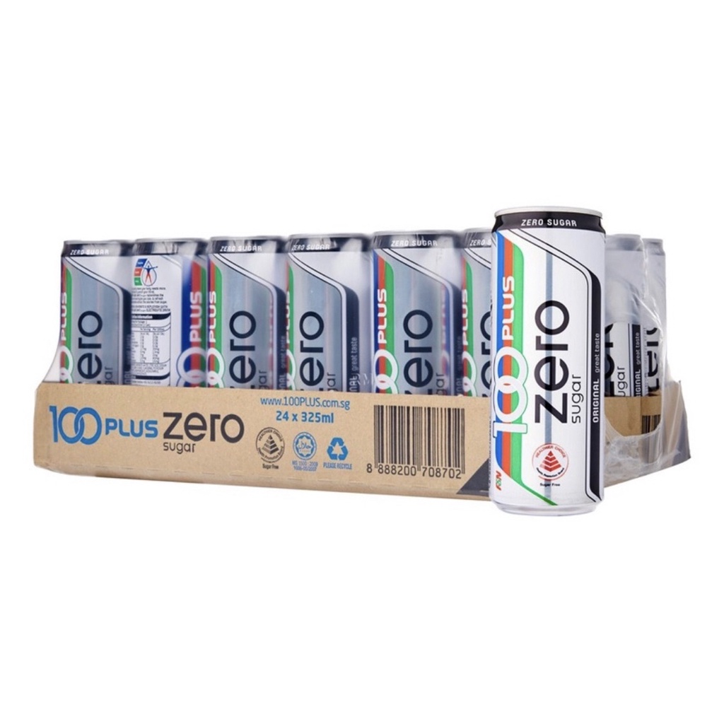 100 PLUS Zero Sugar ( 24 x 325ml ) | Shopee Singapore