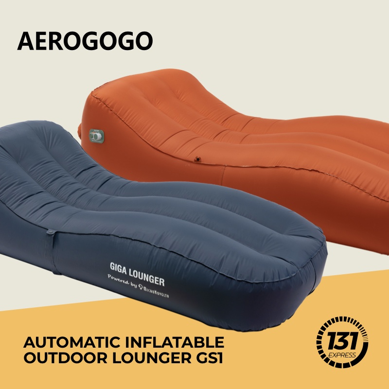 Aerogogo Automatic Inflatable Lounger [ 100s Fast Inflating, Built-In ...