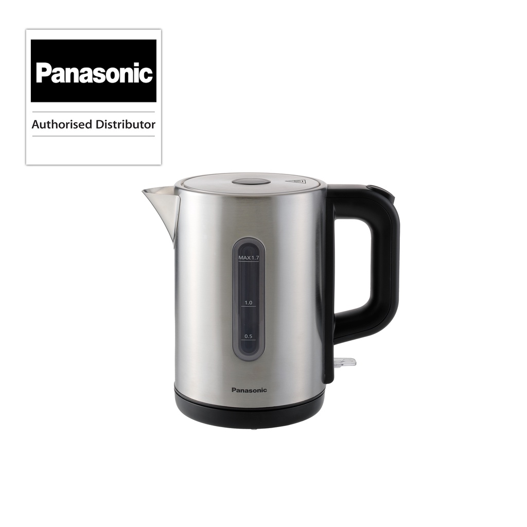 Panasonic 1.7L Electric Kettle in a Stylish Stainless Steel Design - NC ...
